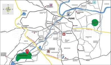 Nanded City Development Nanded City kalashree Map - Sinhgad Road, Pune ...