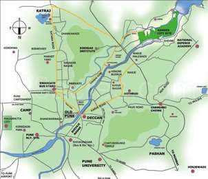 Nanded City Development Nanded Pancham Map - Nanded, Pune Location Map
