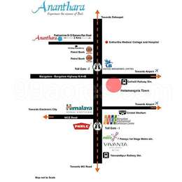 Nandhini Builders Nandhini Ananthara Villa Map - Nelamangala, Bangalore ...