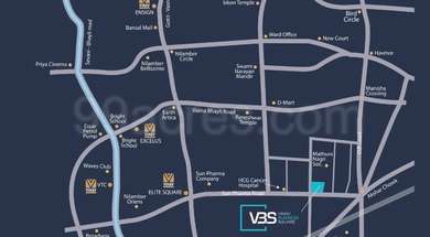 Vihav Realty Group Vihav Business Square Map - Atladra, Vadodara ...