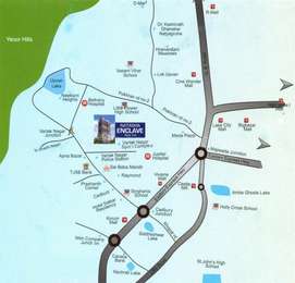 Natasha Developers Natasha Enclave Map - Vartak Nagar, Thane Location Map