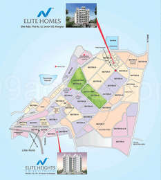 Elite World Elite Homes Map - Sector-35E Kharghar, Navi Mumbai Location Map