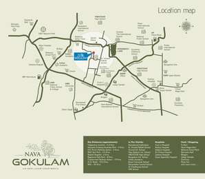 Nava Jyothi Constructions Nava Gokulam Map - Divya Unnathi Layout ...