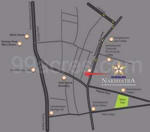 Navami Builders Navami Nakshatra Map - Seshadripuram, Bangalore Central Location Map