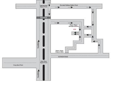 Navayuga Constructions Navayuga Horizon Residency Map - Kurmannapalem ...