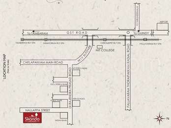 Navins Skanda Map - Chromepet, Chennai Location Map