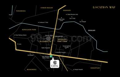 Parakh Developments Parakh Capital Map - Hadapsar, Pune Location Map
