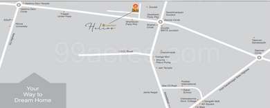 Navpad Properties Navpad Helios Map - Zundal, Ahmedabad North Location Map