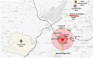 NBCC India World Trade Center New Delhi Map - Nauroji Nagar, Delhi ...
