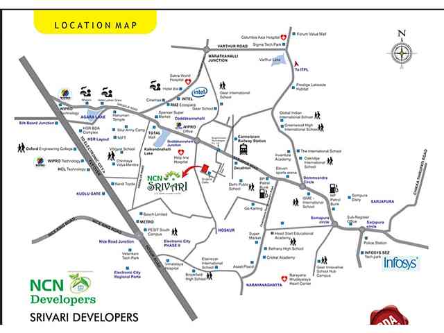 NCN Srivari Bangalore East, Sarjapur Road Resale Price List, Brochure ...