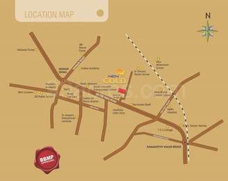 NCN Developers NCN Gold Map - Kalyan nagar, Bangalore Location Map