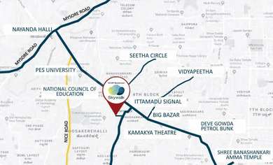 NCORP SKYWALK LLP Ncorp Skywalk Map - Banashankari, Bangalore Location Map
