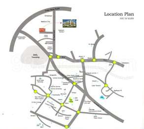 NDR Constructions NDR Sri Sai Krupa Towers Map - Chandanagar, Hyderabad ...