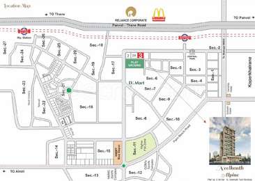 Neelkanth Infracon Neelkanth Alpine Map - Ghansoli, Navi Mumbai ...