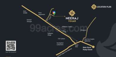 Neeraj Construction Neeraj Vihar Map - Padegaon, Aurangabad Location Map