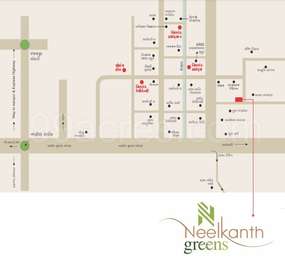 Neev Infra Neev Neelkanth Greens Map - Narol, Ahmedabad East Location Map