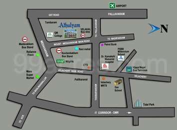 New Age Builders New Age Athulyam Map - Nanmangalam, Chennai South ...