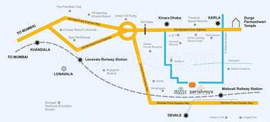 Vastav Group and New Front Prabhavee Ventures Parishreya Map - Malavli ...