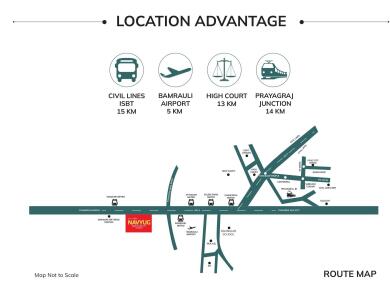 New Modern Buildwell Navyug Smart Mini City Map - Bamrauli, Allahabad ...
