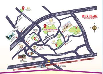 New Star City Annexe 16 Map - Madhavaram, Chennai Location Map
