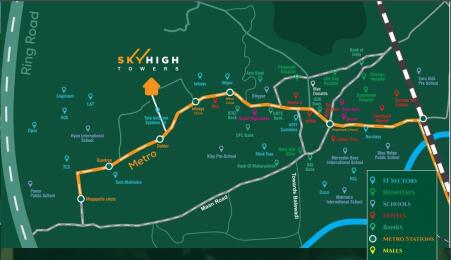 New World Landmark LLP New World SkyHigh Towers Map - Hinjewadi, Pune ...