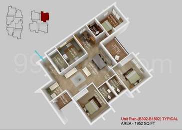 3 BHK Apartment / Flat for sale in Newry Park Towers Anna Nagar West ...