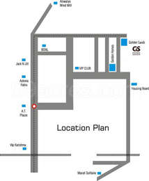 Nexus Devcon Golden Sands Map - Shankar Nagar, Raipur Location Map