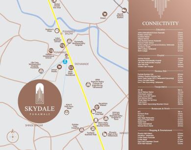 Nexus Group Nexus Skydale Map - Punawale, Pune Location Map