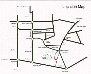 NG Rathi Associates NG Rathi Sierra Map - Undri, Pune Location Map