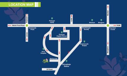 NG Rathi Estate NG Madhuban Map - Pirangut, Pune Location Map