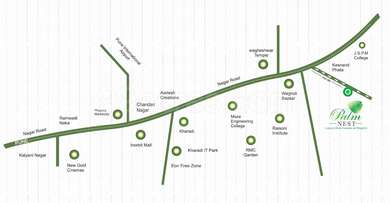 NG Rathi Associates NG Rathi Palmnest Map - Wagholi, Pune Location Map
