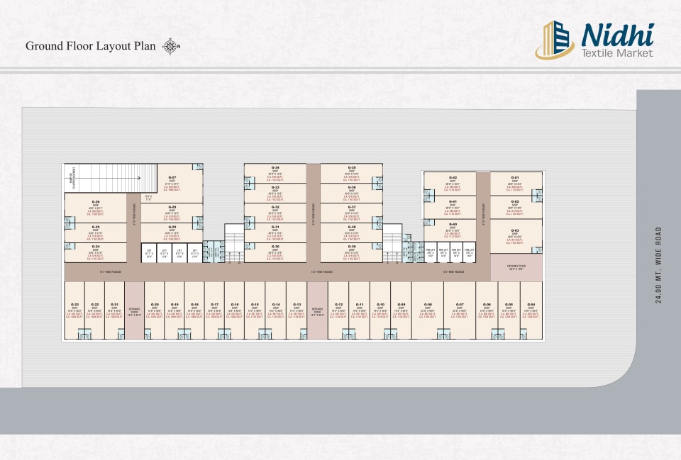 Nidhi Textile Market Surat, Parvat Patia - Invest in Shops