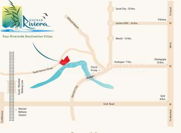 Navkar Realty Navkar Riviera Map - Tavdi, Navsari Location Map