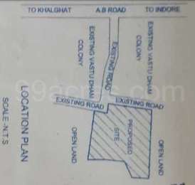 Nimar Infra Estate Nimar Residency Map - Dhamnod, Dhar Location Map