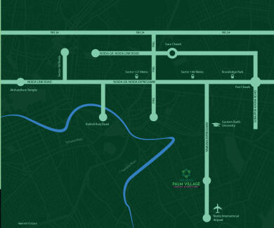 Nimbus Group Builders Nimbus The Palm Village Map - Yamuna Expressway ...