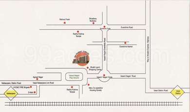 Nine Realcon Infra Nine Sai Prabhat Complex Map - Vasant Nagari, Mumbai ...