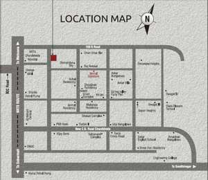Nirmal Enterprises Builders Nirmal Exotica Map - New CG Road, Ahmedabad ...