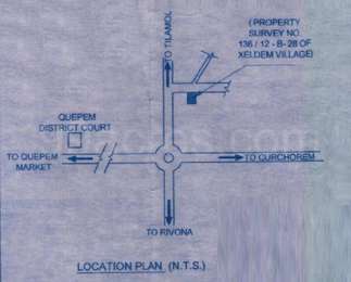 Nirmal Estates Nirmal Square Map - Xeldem, South Goa Location Map