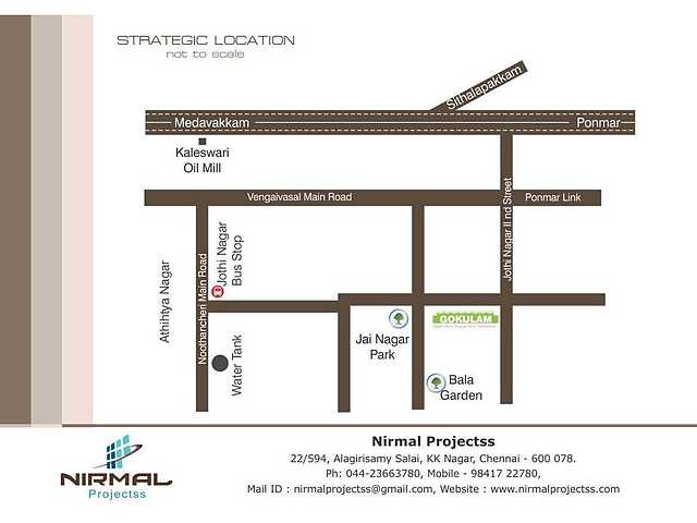 Nirmal Gokulam Chennai South, Madambakkam Resale Price List, Brochure ...