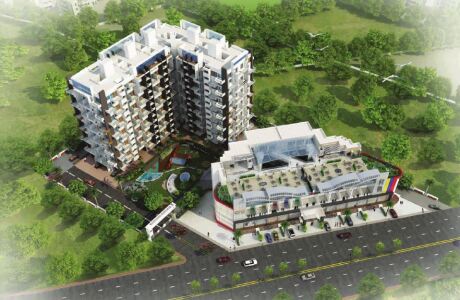 Ready to move Office Space for sale in One Mall Ravet Pune - 328 Sq. Ft.