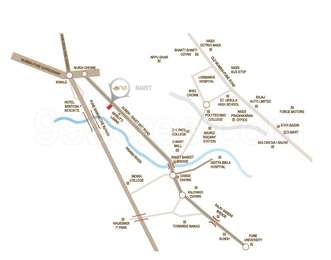 Nirman Group and R J Bhondave One Mall Map - Ravet, Pune Location Map