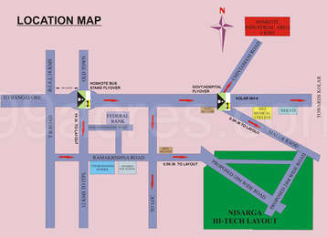 Nirman Shelters Nirman Nisarga Layout Map - Harappanahalli, Anekal ...
