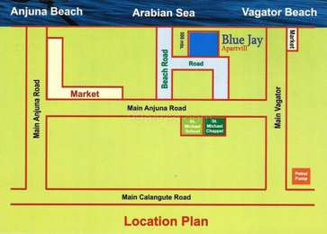Nirvana Nest Nirvana Blue Jay Apartvill Map - Vagator, North Goa ...