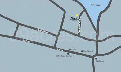 NEL Holdings Nitesh Logos Map - Ulsoor, Bangalore Location Map
