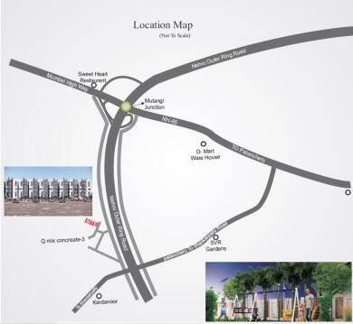 Nithin Constructions Telangana NC Vihanga Map - Patancheru, Hyderabad ...