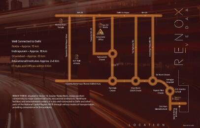 Renox Group Renox Thrive Map - Sector 10 Greater Noida West, Greater ...