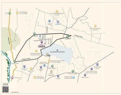 Nivasa Realty Nivasa Ananya Map - Lohegaon, Pune Location Map
