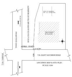 NJK Builders NJK Narayana Niwas Map - Mattanchery, Kochi Location Map