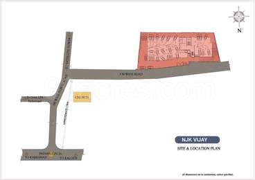NJK Builders NJK Vijay Map - Kakkanad, Kochi Location Map