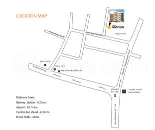 Radiant Real Properties Radiant JS Atria Map - Vadavalli, Coimbatore ...
